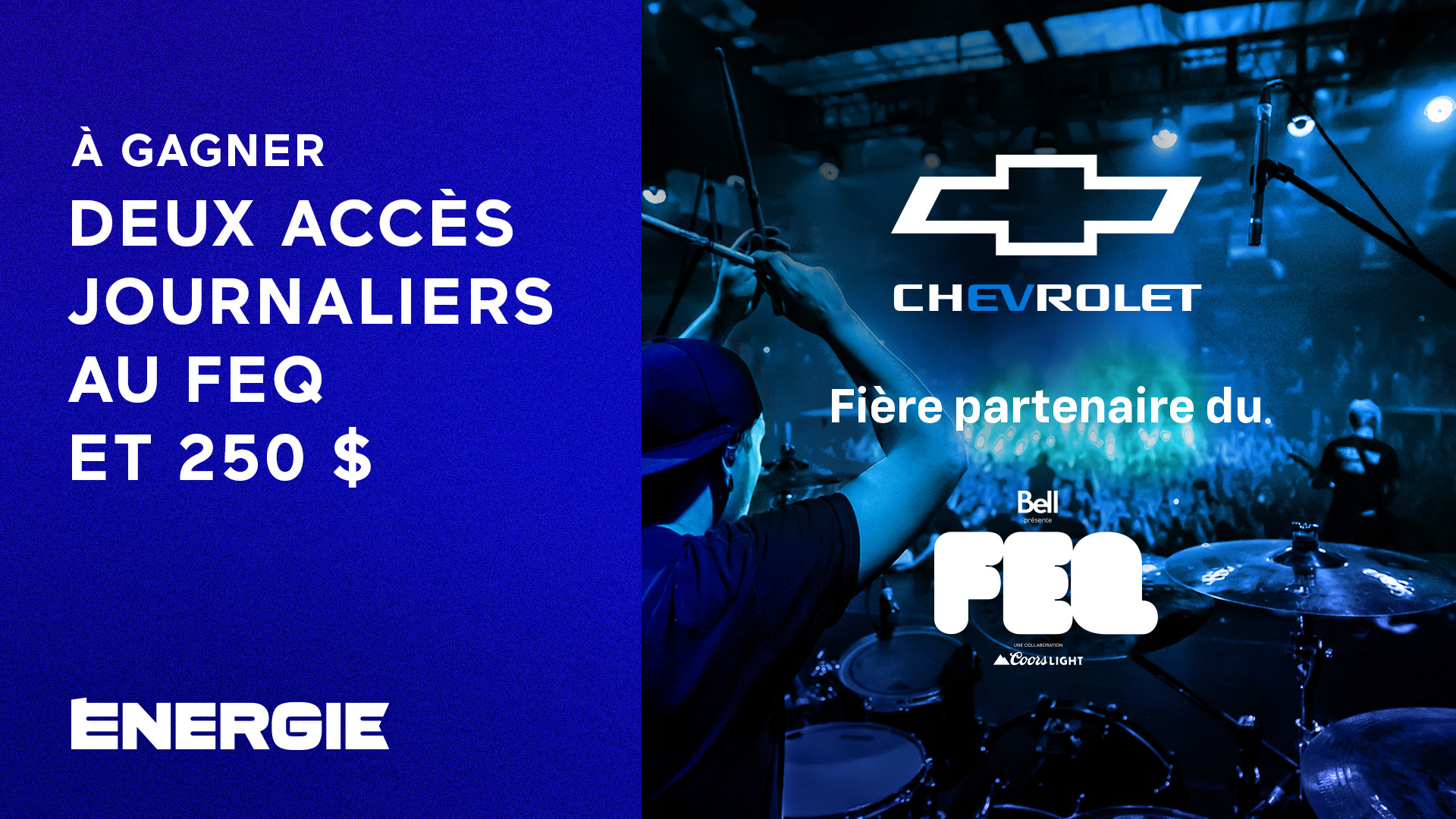 Assistez au FEQ grâce à Chevrolet